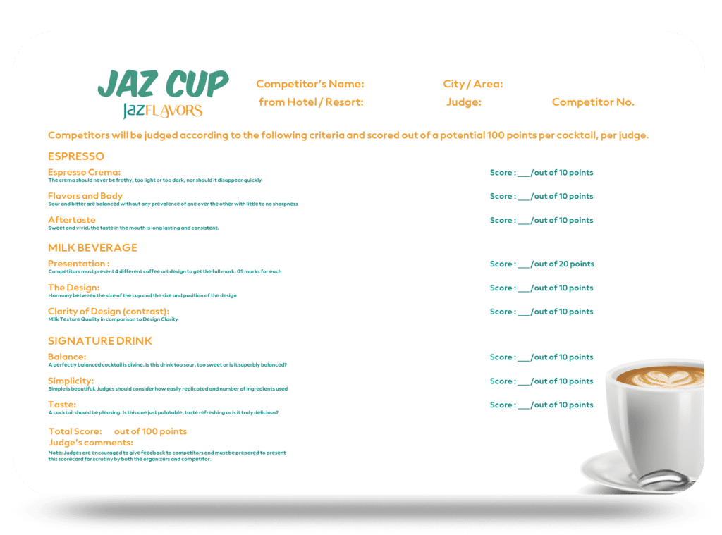 Barista – Jaz cup